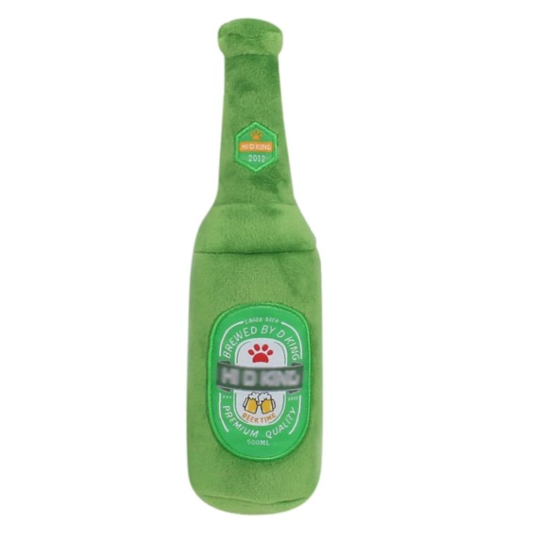 Beer Dog Toy | Pawneken Plush Dog Toy | Supreme Dog Garage