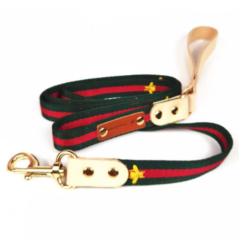 Luxury Designer Dog Collar And Leash | Supreme Dog Garage